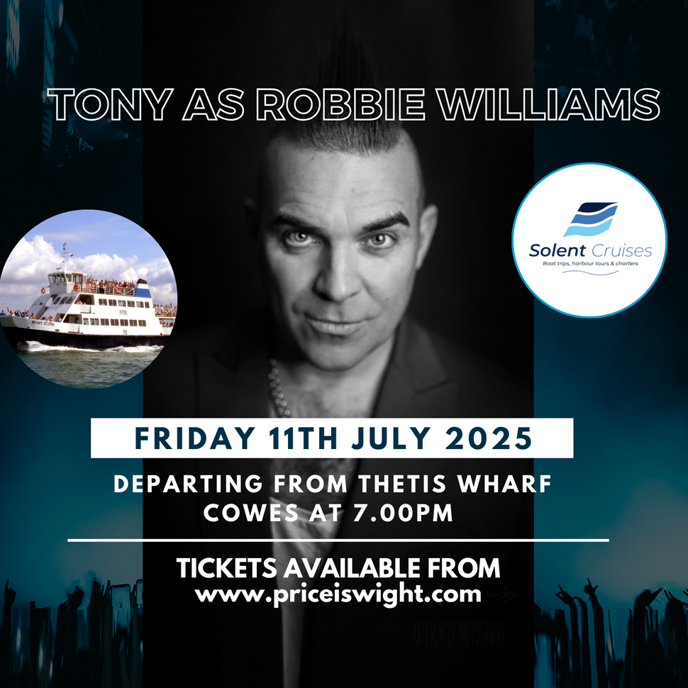 The Robbie Williams Tribute Boat Party - Explore the Isle of Wight